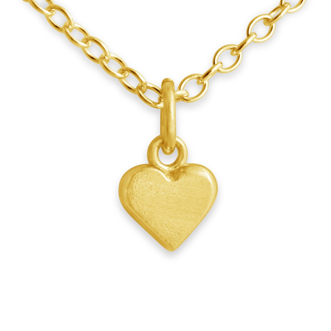 Solid 3D Tiny Heart Love Symbol Romantic Valentine's Jewelry Charm ...