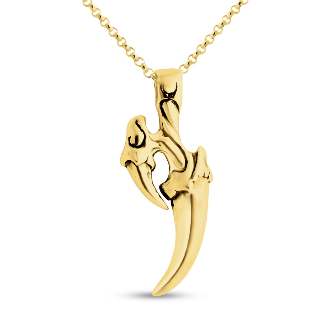 Solid 3D Predator Tiger Claw Wild Animal Hunter's Trophy Charm Pendant ...