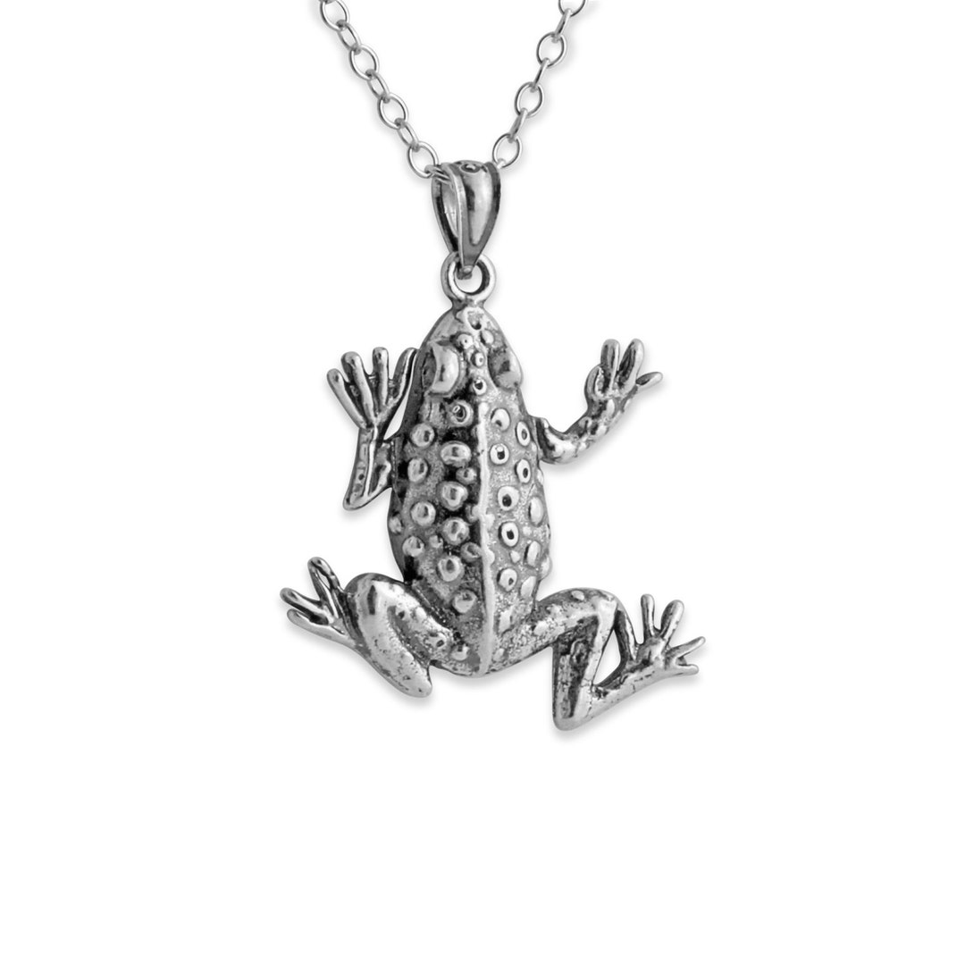 Cute Frog Amphibian Animal Symbol of Transformation Charm Pendant ...