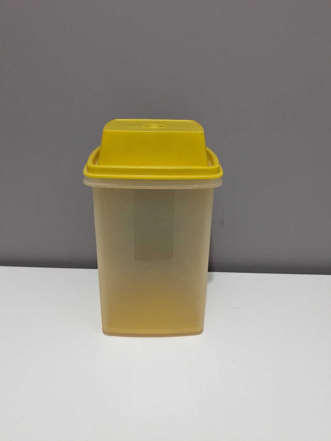 Vintage Classic Tupperware Pickle Container With Lifter in Yellow - Etsy