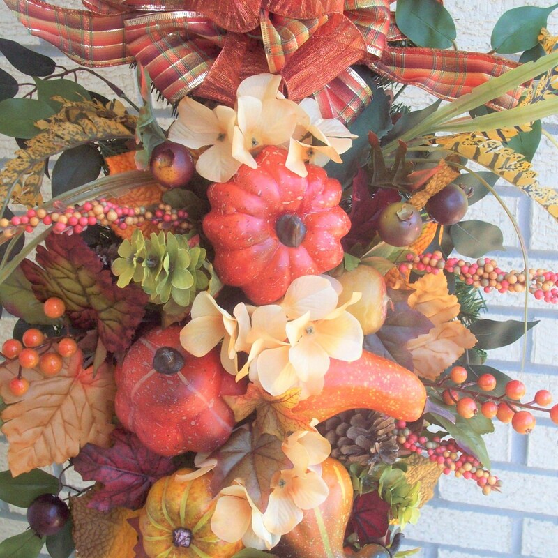 Fall Door Swag - Etsy