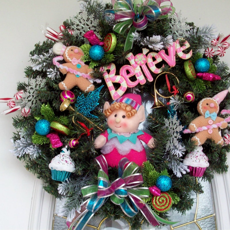Whimsical Wreath - Etsy