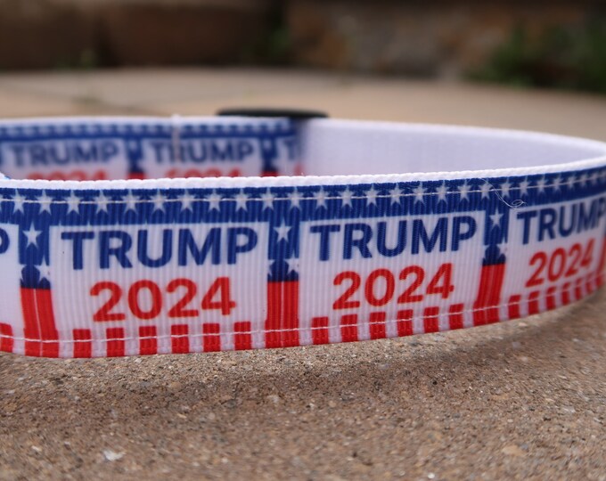 Trump 2024 Dog Collars and Leashes Political Collar LARGE - Etsy