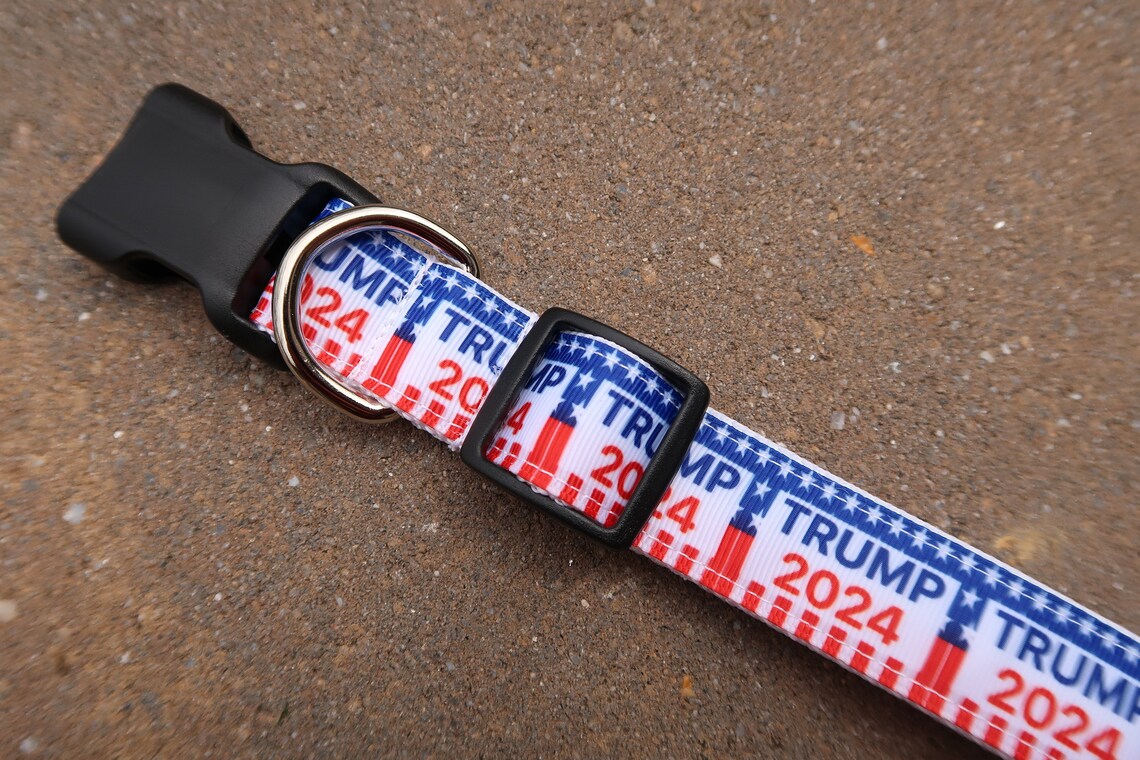 Trump 2024 Dog Collars and Leashes Political Collar LARGE - Etsy