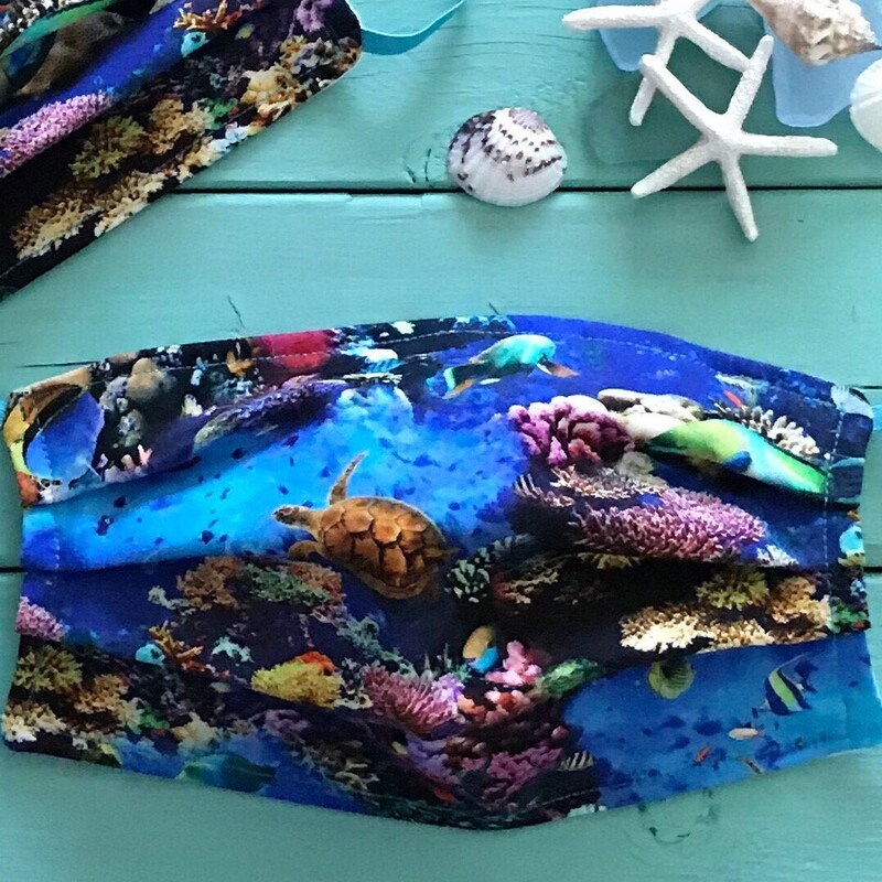 Coral Face Mask - Etsy