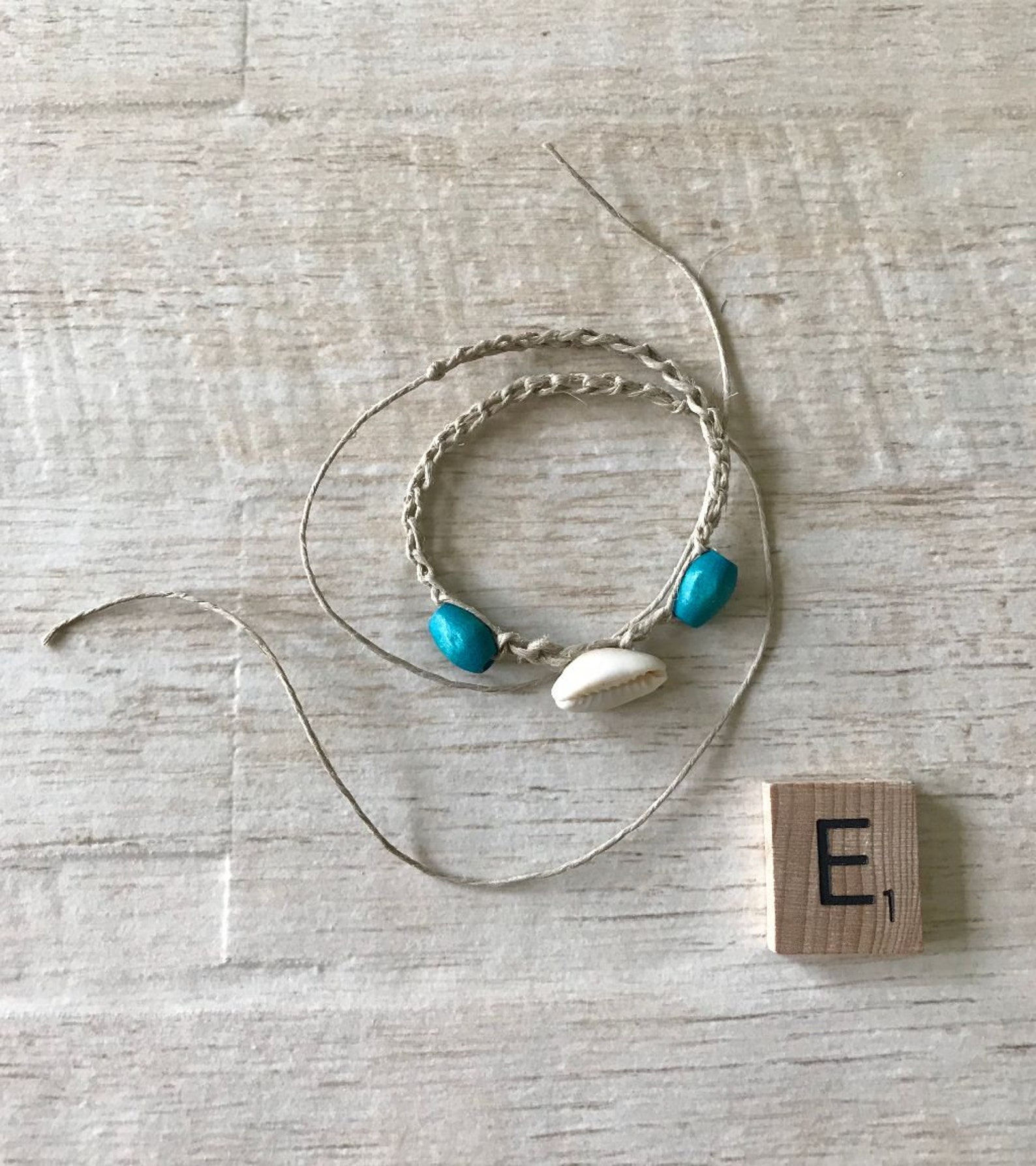 Beach Jewelry Shell Friendship Bracelet Anklet Boho Hippie | Etsy