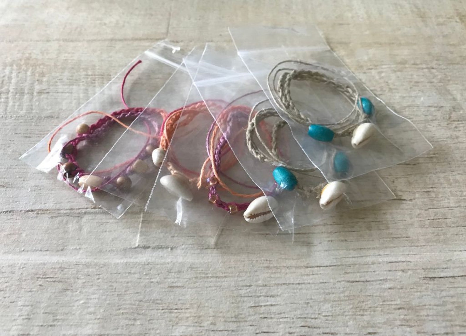 Beach Jewelry Shell Friendship Bracelet Anklet Boho Hippie | Etsy