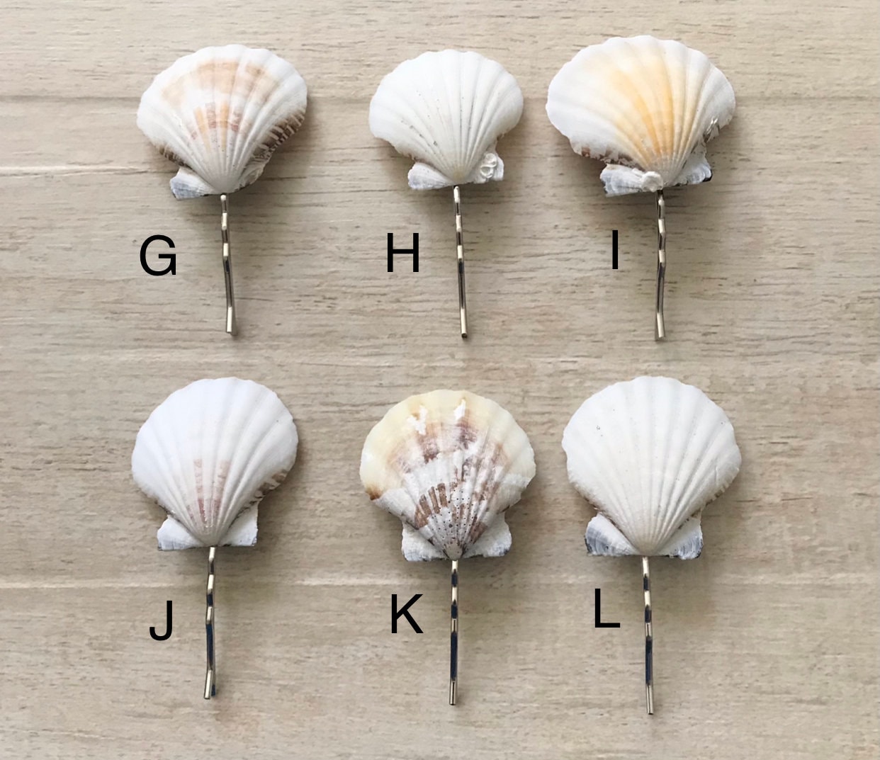 Shell Hair Pin Ocean Hair Style Bobby Pin Beach Wedding Mermaid Costume ...