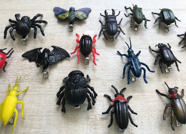 Bug Hair Clip Creepy Crawly Fun Halloween Goth Costume | Etsy