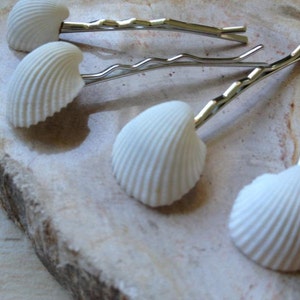 Shell Hair Pin Ocean Hair Style Beach Wedding Mermaid Costume Bobby Pin ...