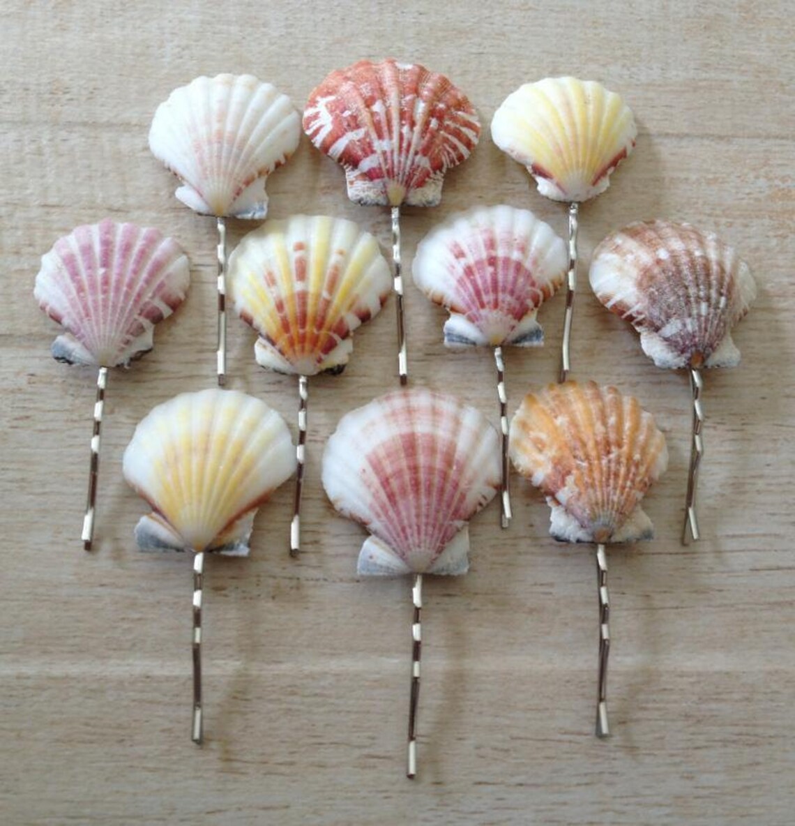 Shell Hair Pin Ocean Hair Style Bobby Pin Beach Wedding | Etsy