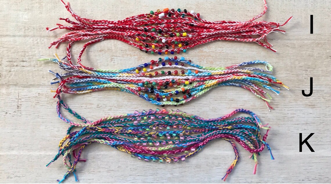 Friendship Bracelets TEN Summer Pool Birthday Party Favor Beach Ocean ...