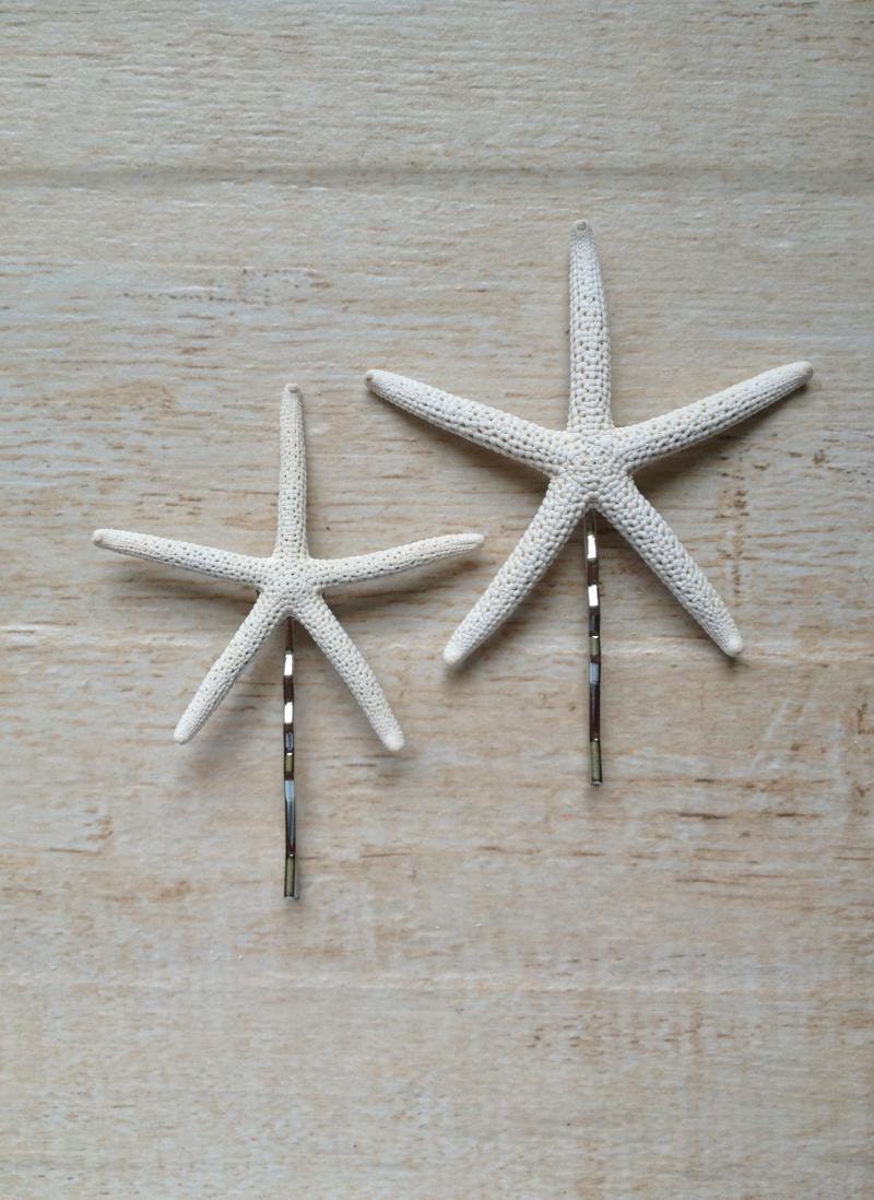 Beach Wedding Starfish Hair Pin Beach Hair Style Mermaid | Etsy