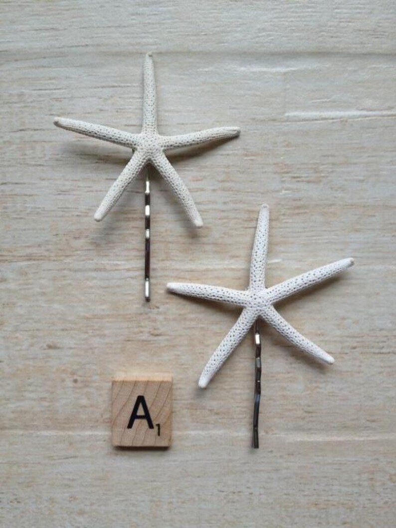 Beach Wedding Starfish Hair Pin Beach Hair Style Mermaid | Etsy
