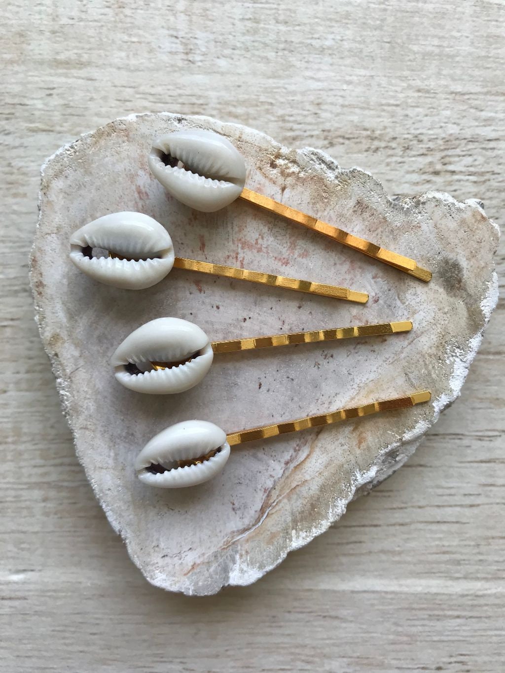 Cowrie Shell Hair Pin Beach Hairstyle Ocean Seashore Surfer Girl ...