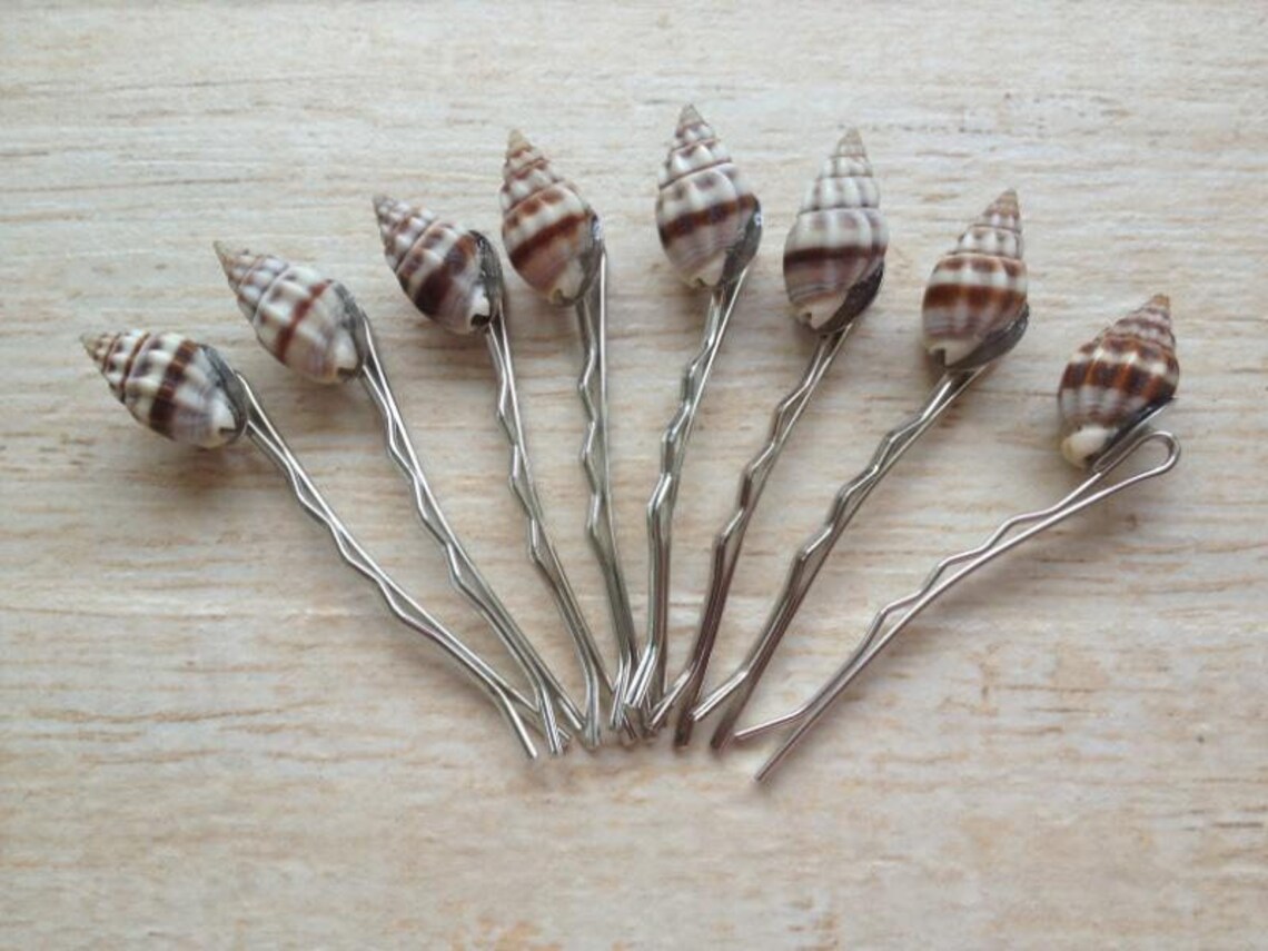 Shell Hair Pin Ocean Beach Wedding Mermaid Costume Boho Hippie - Etsy