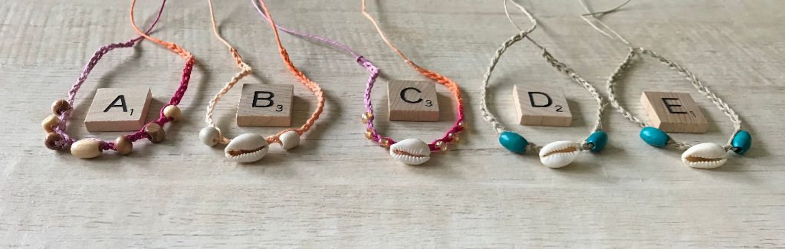 Beach Jewelry Shell Friendship Bracelet Anklet Boho Hippie | Etsy