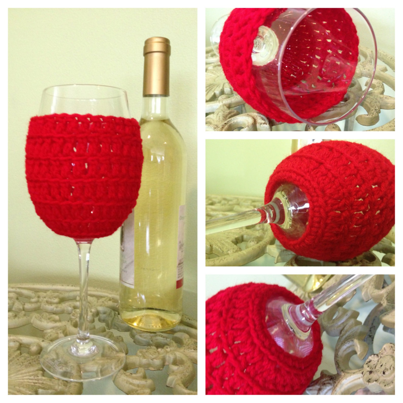 Wine Glass Covers Beach Wedding Bachelorette Vintner Wine | Etsy