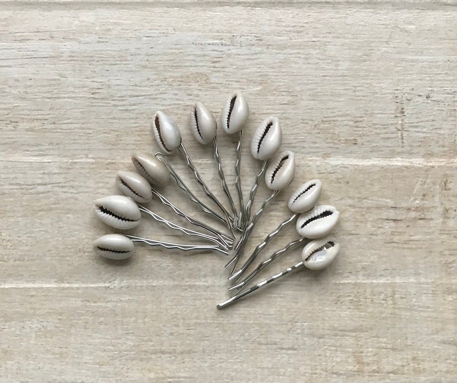 Cowrie Shell Hair Pin Beach Hairstyle Ocean Seashore Surfer - Etsy