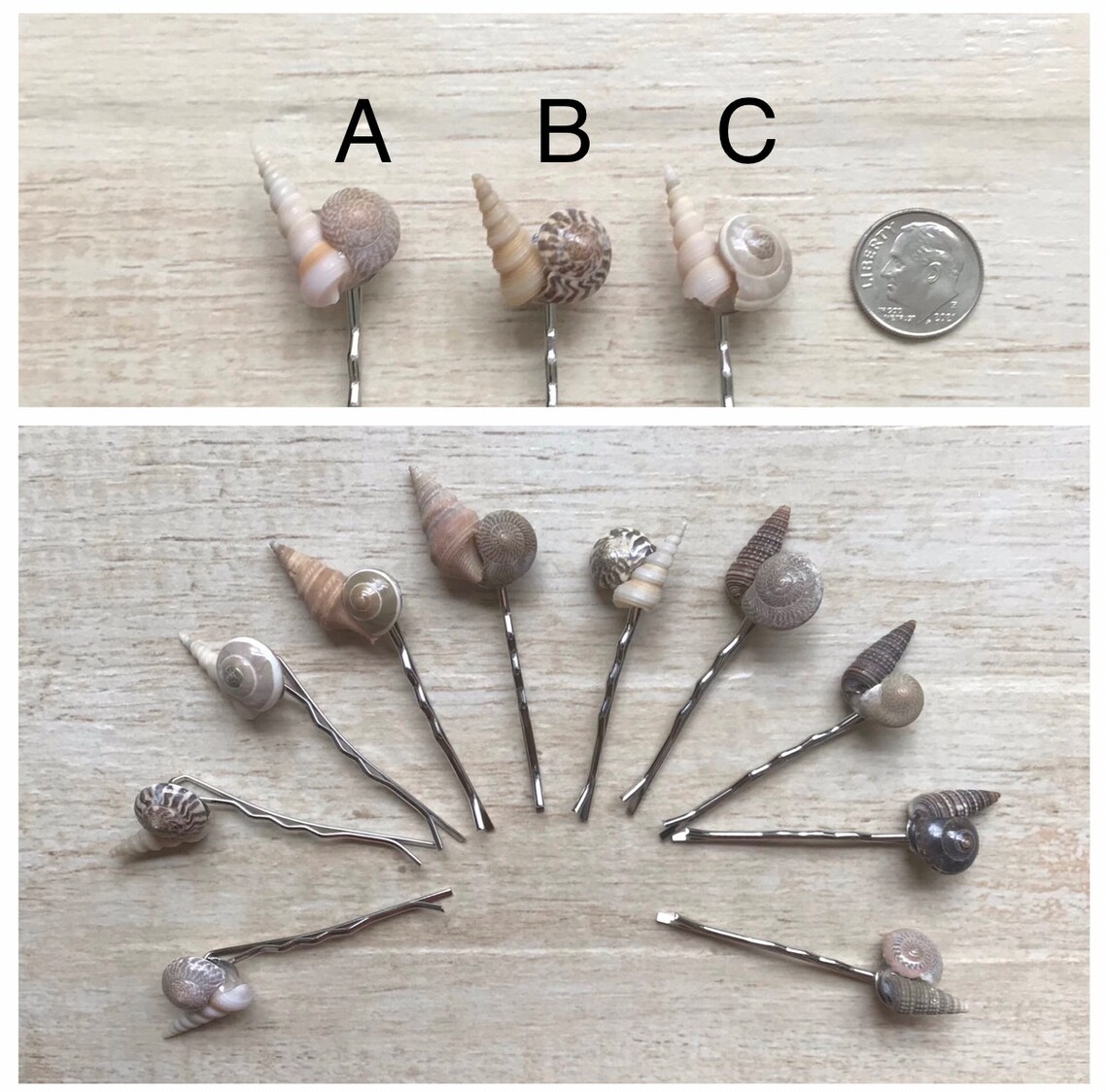 Shell Hair Pin Ocean Beach Wedding Mermaid Costume Boho Hippie Music ...