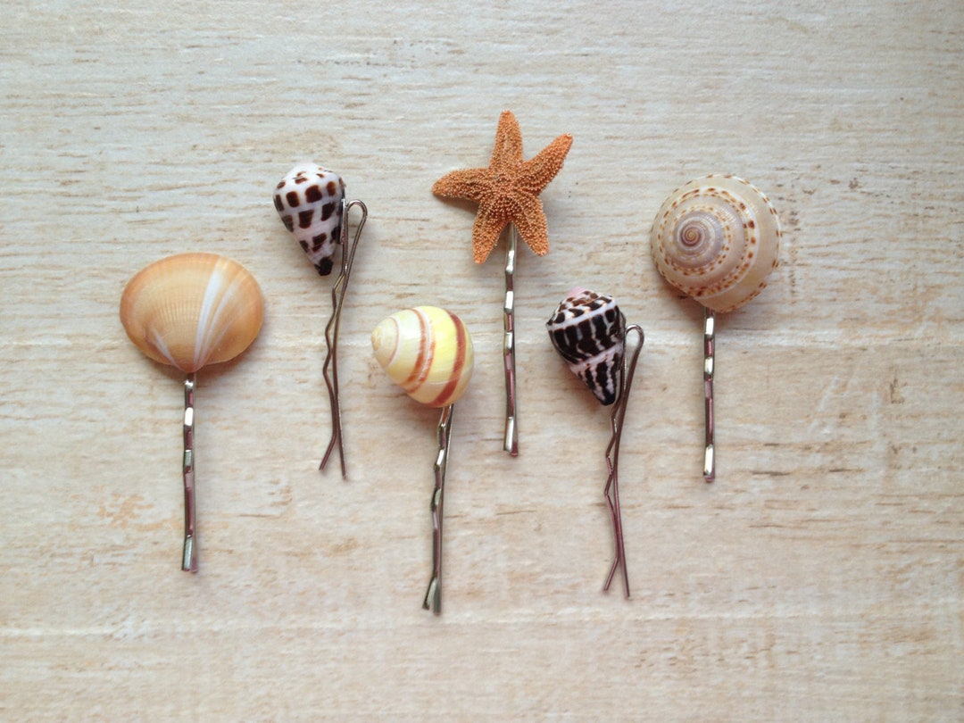 Shell Hair Pin Ocean Hair Style Beach Wedding Mermaid Costume Accessory ...