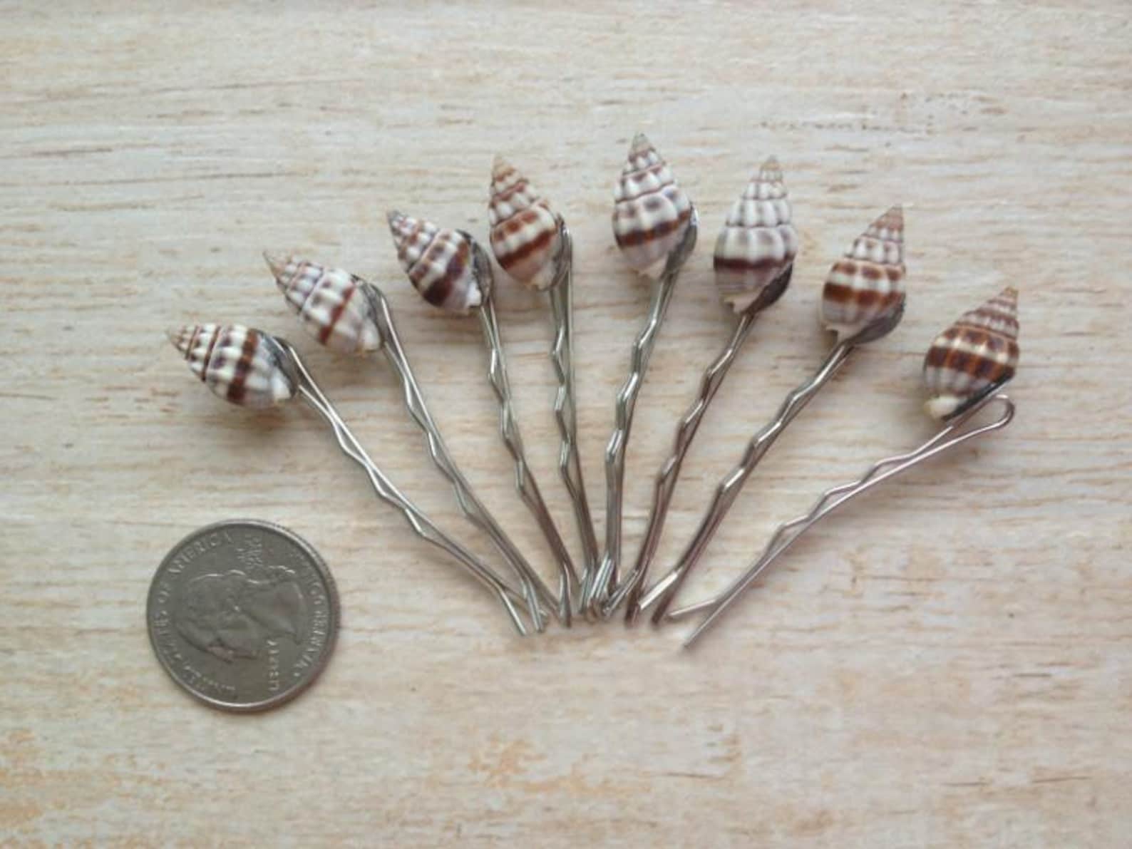 Shell Hair Pin Ocean Beach Wedding Mermaid Costume Boho Hippie | Etsy