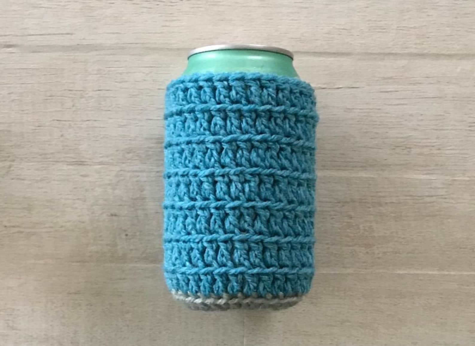 PATTERN CROCHET Can Cover Mason Jar Holiday Party Favor Cold Beer Soda ...