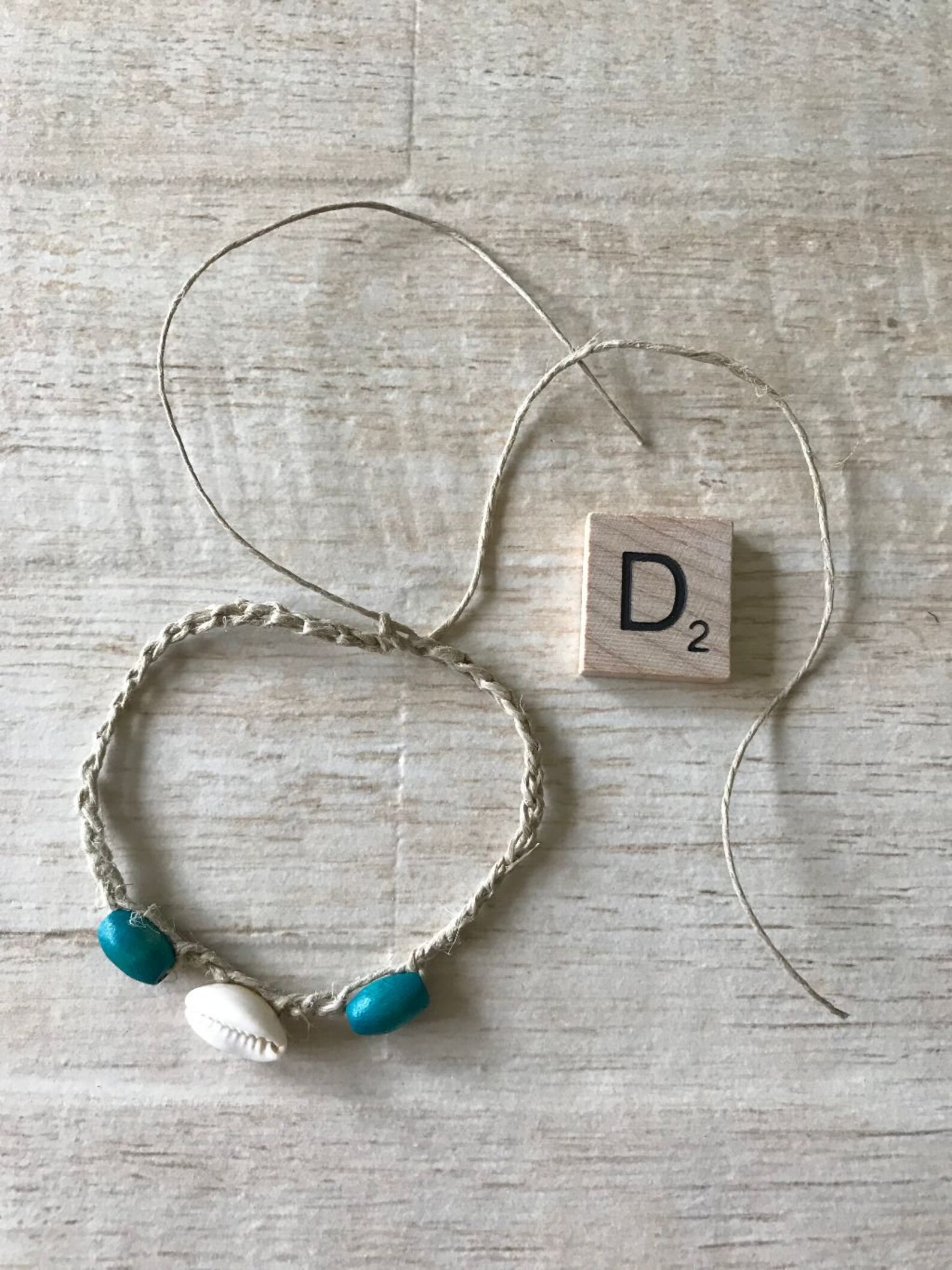 Beach Jewelry Shell Friendship Bracelet Anklet Boho Hippie - Etsy