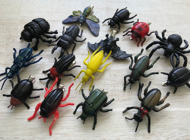 Bug Hair Clip Creepy Crawly Fun Halloween Goth Costume | Etsy