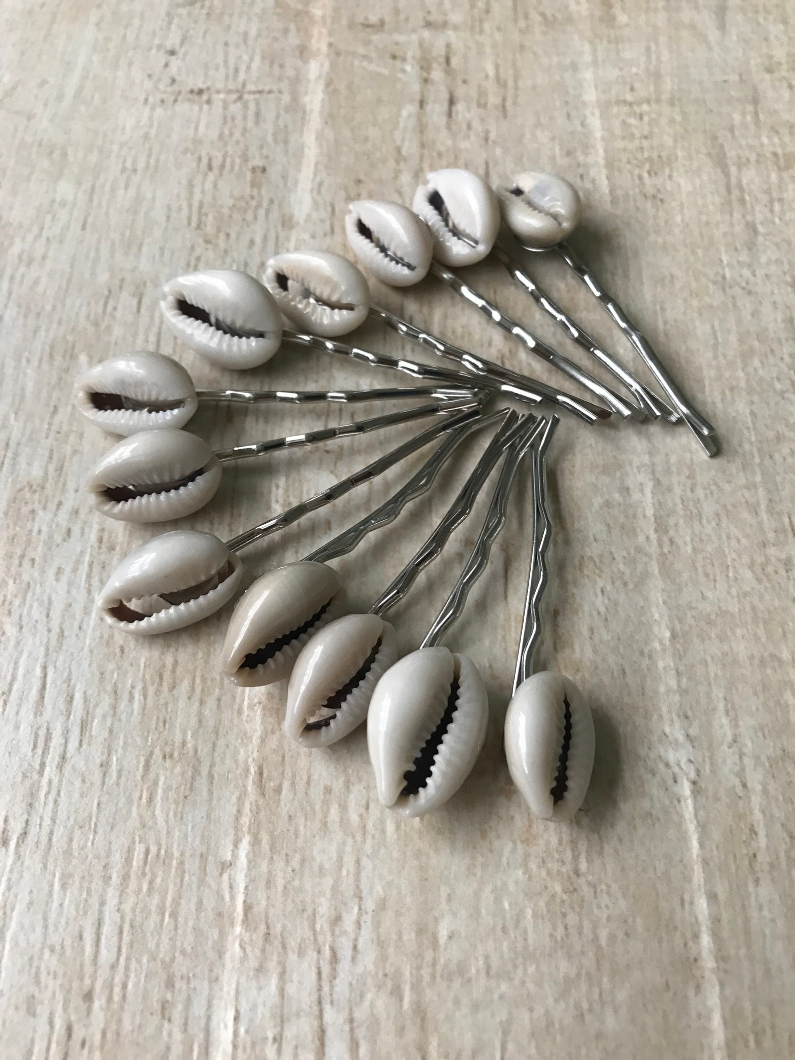 Cowrie Shell Hair Pin Beach Hairstyle Ocean Seashore Surfer - Etsy