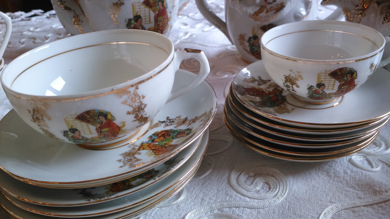 Stunning 25 Pieces Japanese Set for Coffee and Tea Japanese - Etsy