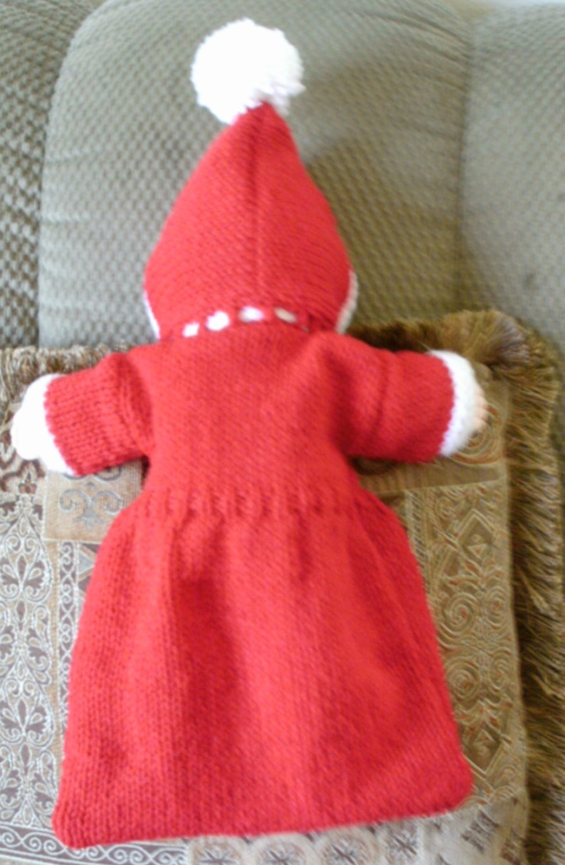DIY KNITTING PATTERN Santa Bunting Sleeping Bag for | Etsy