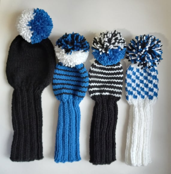 Knitting Patterns For Golf Club Headcovers Golf Knit Pattern Etsy UK