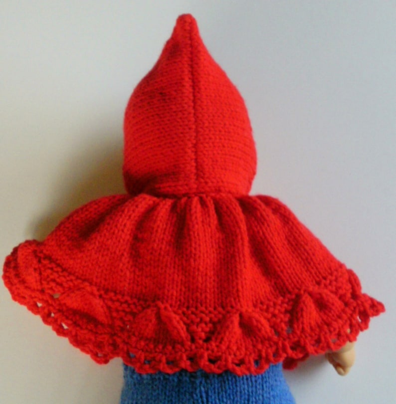 NEW Knitting Pattern. Little Red Riding Hood for 15-22 Inch - Etsy