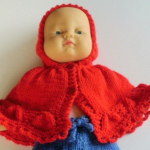 NEW Knitting Pattern. Little Red Riding Hood for PREEMIE and - Etsy