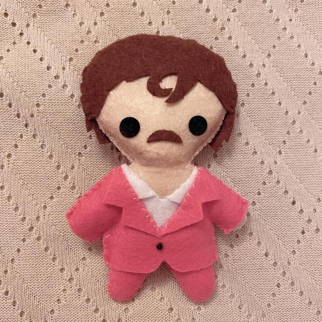Pink Pedro Felt Collectible Figure - Etsy