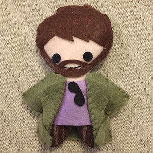 Pedro Pascal Felt Collectible Figures - Etsy