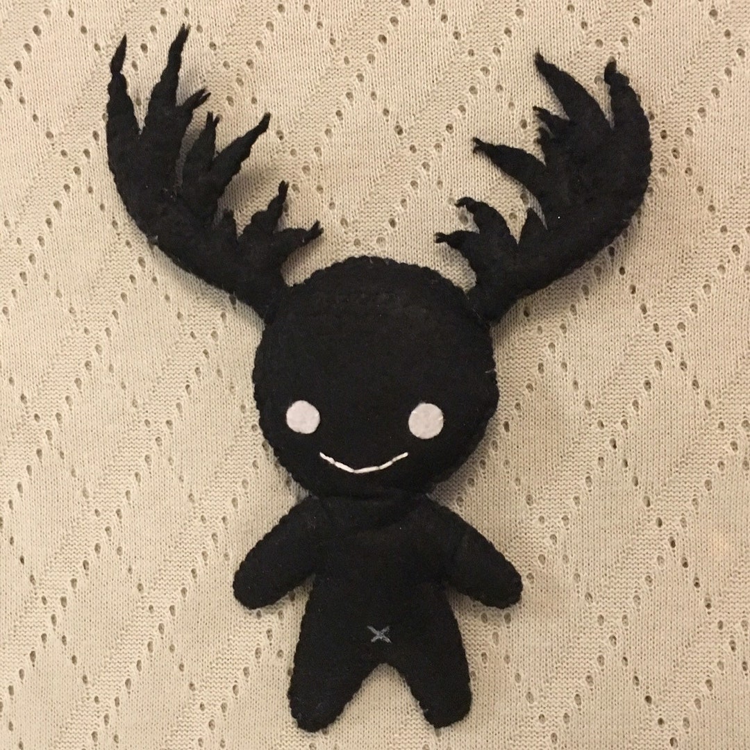 Wendigo Felt Plushie, Felt Collectible Ornament - Etsy