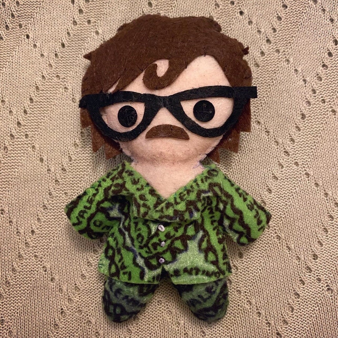 Green Pjs Pedro Pascal Felt Collectible Figure - Etsy