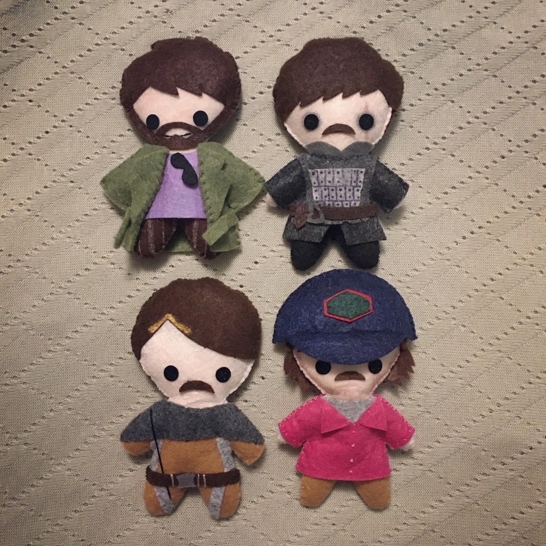 Pedro Pascal Felt Collectible Figures - Etsy