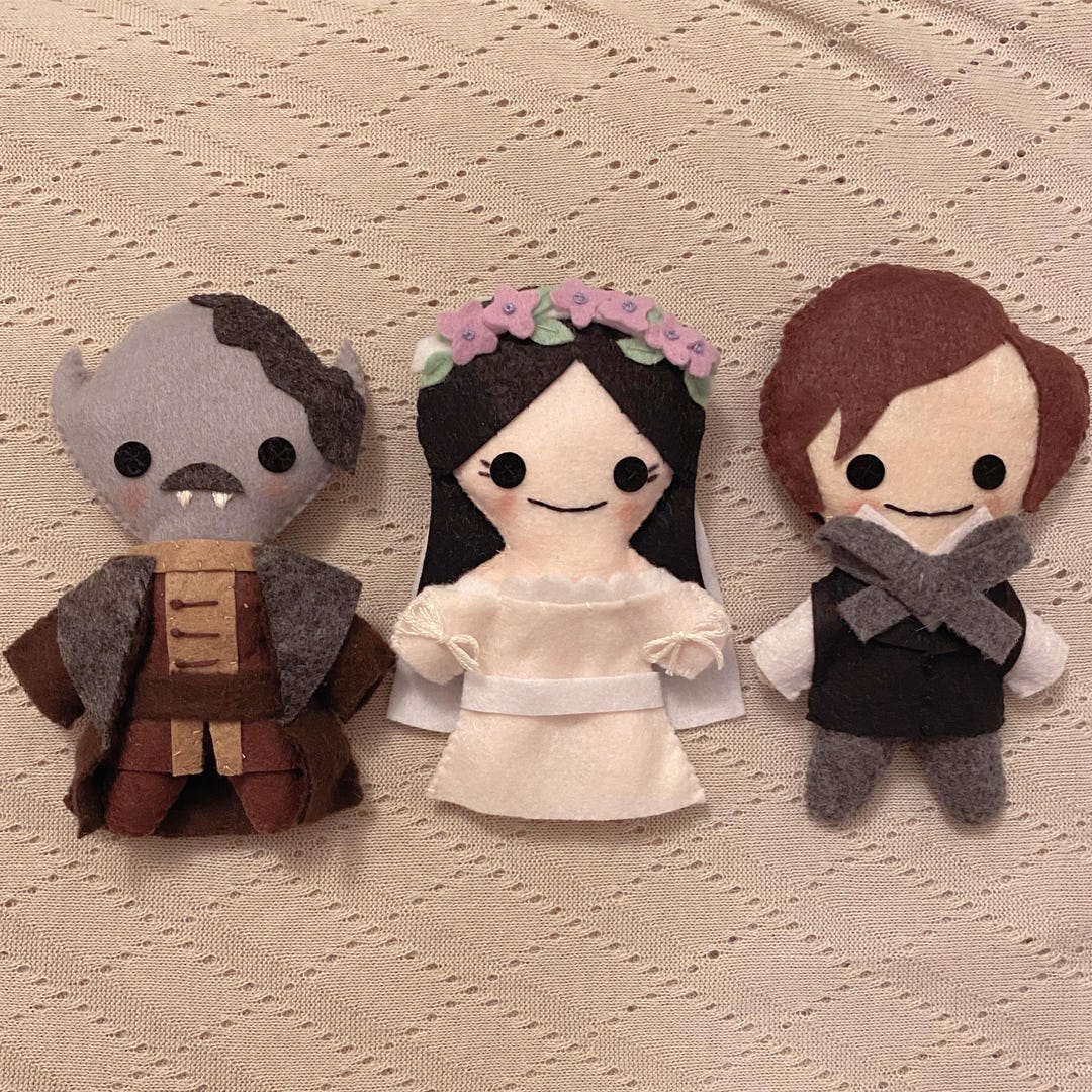 Vampire Nobleman, Ellen and Thomas Felt Collectible Figure - Etsy