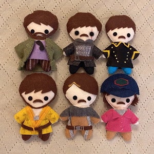 Pedro Pascal Felt Collectible Figures - Etsy