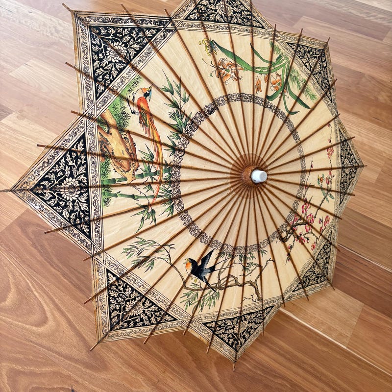 Hand Painted Parasol - Etsy