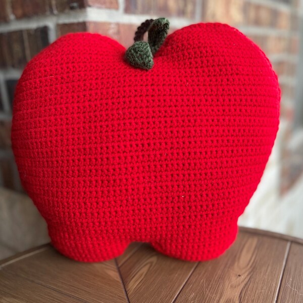 Apple Pillow - Etsy