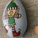 Dancing Christmas Elf Painted Rock - Etsy