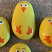 Yellow Easter Chicks, Painted Rocks - Etsy