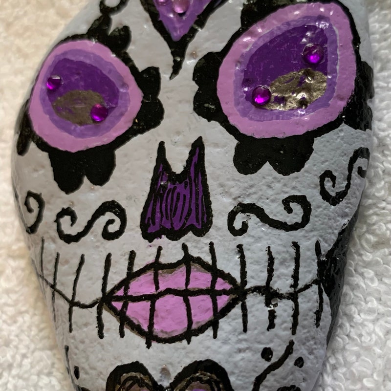 Rock Skull - Etsy
