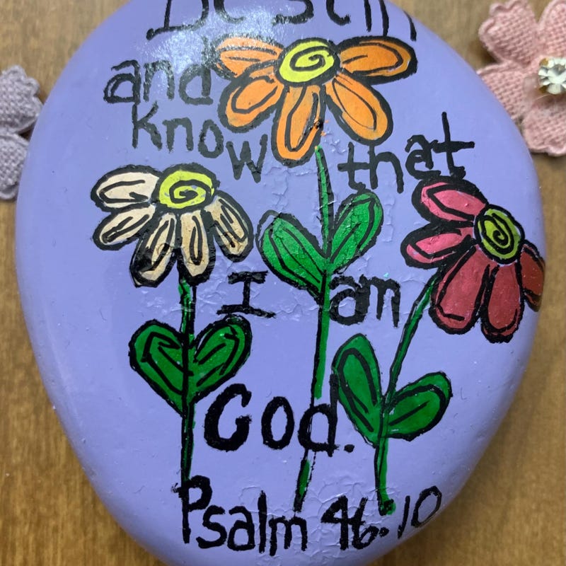 Christian Painted Rocks - Etsy