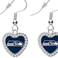 Earrings Made With Sea Hawks Colors - Etsy