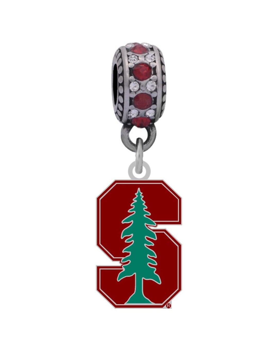 Stanford University Logo Charm Compatible With Pandora Style Bracelets ...